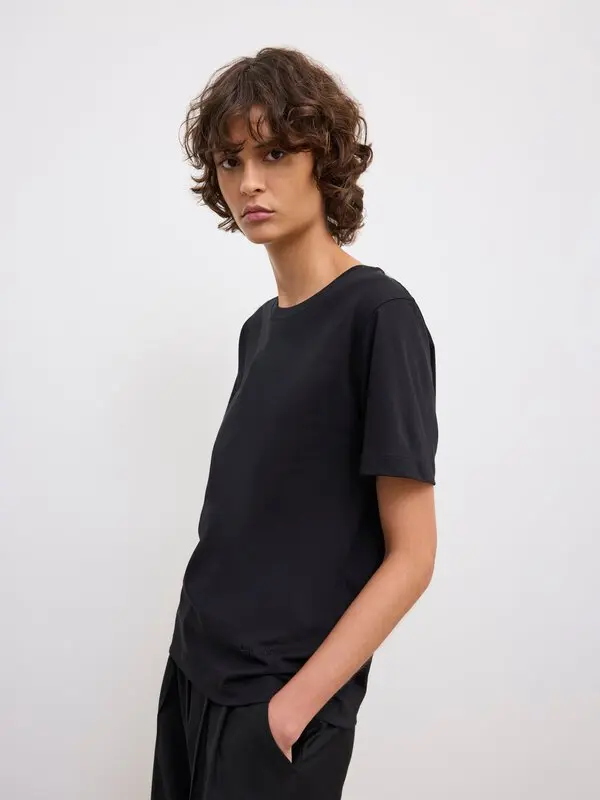 HOUSE OF DAGMAR Cotton T-shirt - Black
