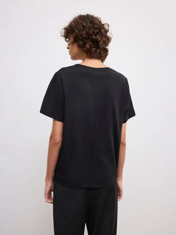 HOUSE OF DAGMAR Cotton T-shirt - Black