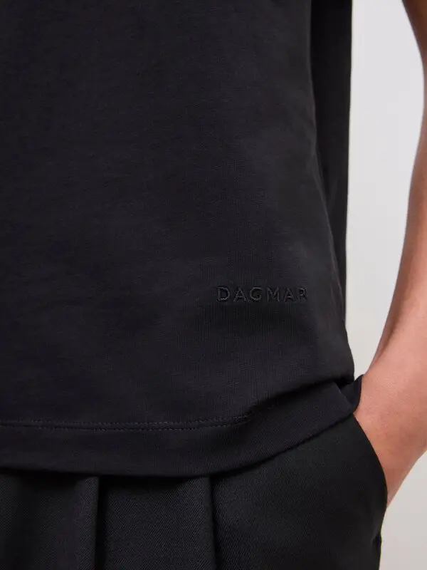 HOUSE OF DAGMAR Cotton T-shirt - Black