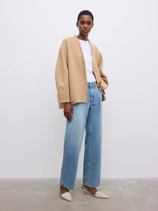 HOUSE OF DAGMAR Long Wool Cardigan