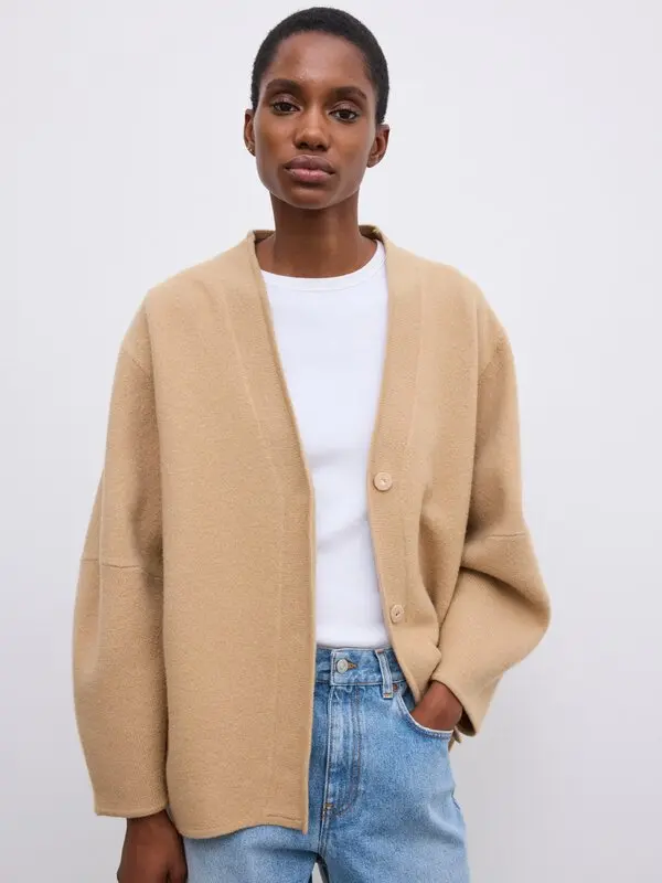 HOUSE OF DAGMAR Long Wool Cardigan