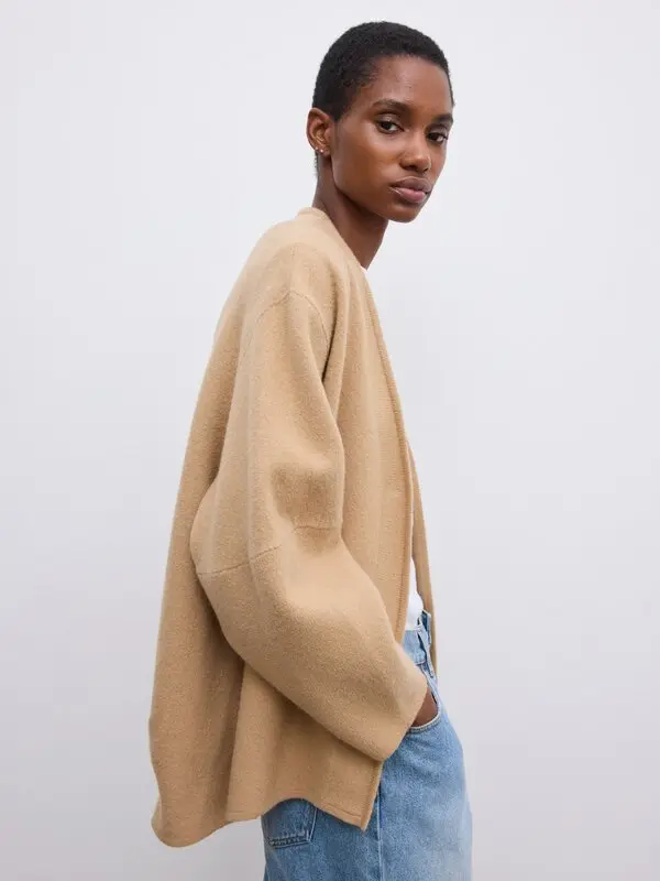 HOUSE OF DAGMAR Long Wool Cardigan
