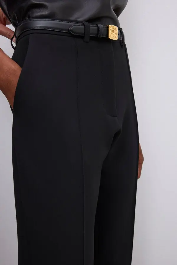 HOUSE OF DAGMAR Mid-waist Slim Fit Trousers