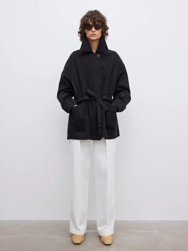 HOUSE OF DAGMAR Field Jacket - Washed Black