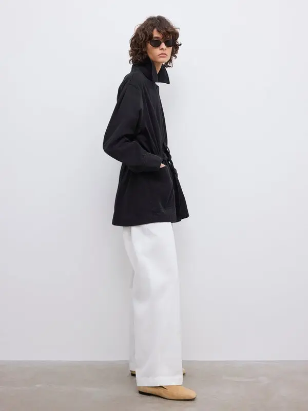 HOUSE OF DAGMAR Field Jacket - Washed Black
