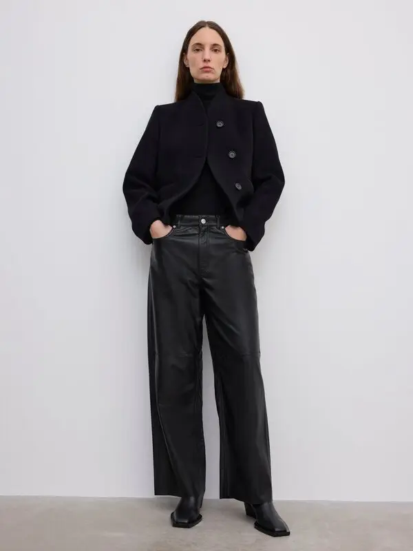HOUSE OF DAGMAR Wool Tailored Short Jacket