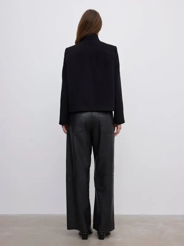 HOUSE OF DAGMAR Wool Tailored Short Jacket