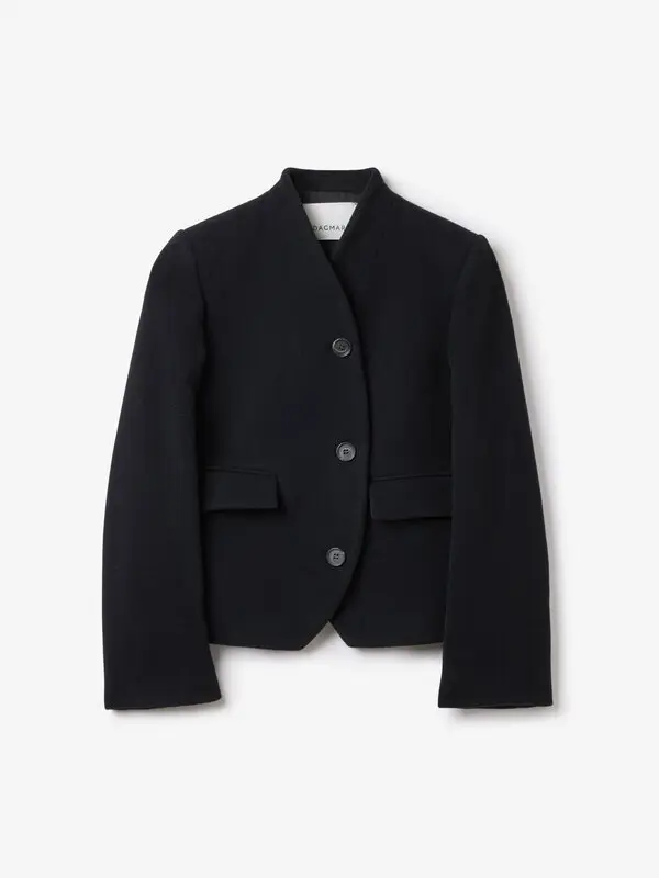 HOUSE OF DAGMAR Wool Tailored Short Jacket