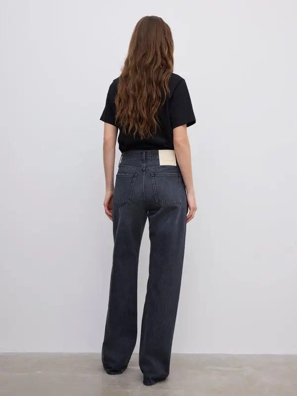 HOUSE OF DAGMAR Loose Fit Wide Leg Jeans