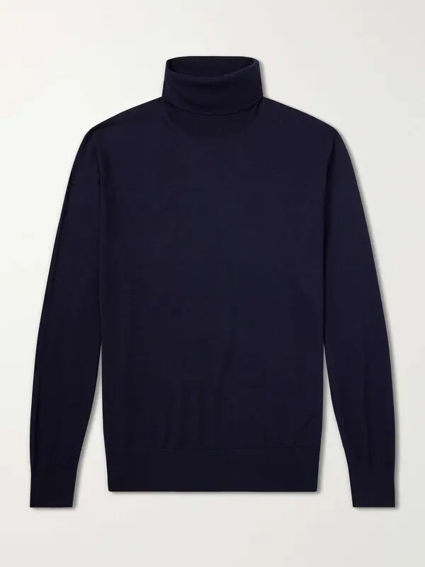 Dries Van Noten Merino Wool Turtleneck Sweater