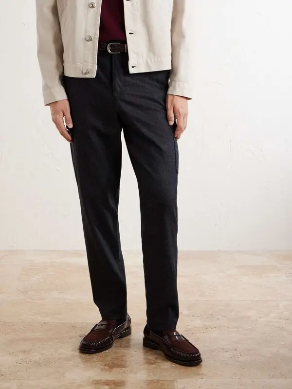 Brunello Cucinelli Suede Penny Loafers