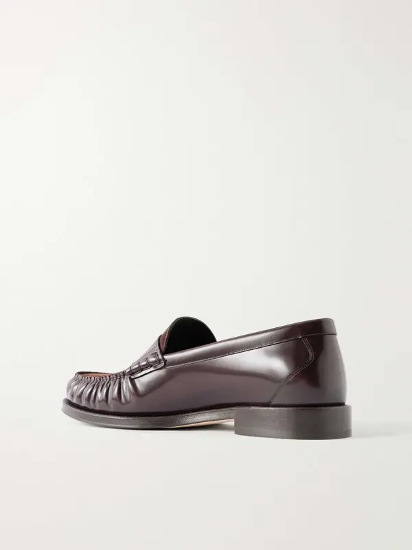 Brunello Cucinelli Suede Penny Loafers