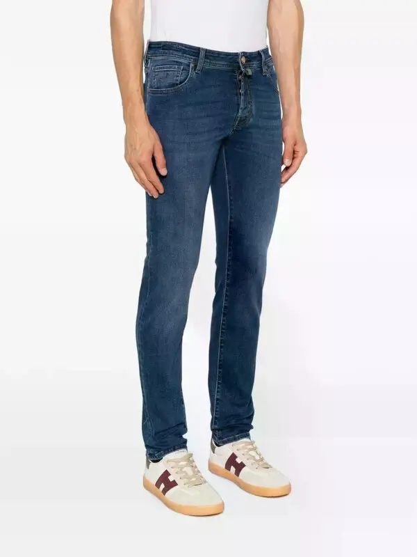 Jacob Cohen Nick Jeans With Logo Patch