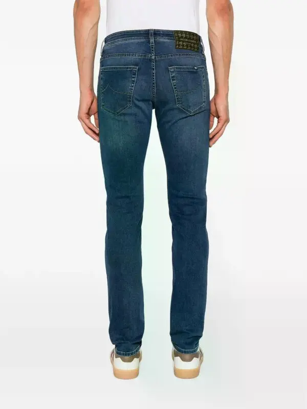 Jacob Cohen Nick Jeans With Logo Patch