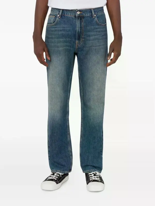 Moschino Faded Straight-leg Jeans
