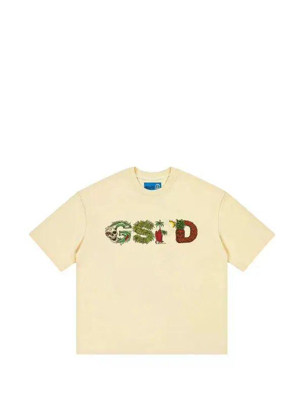 GODSPEED Surfs Up Graphic-print T-shirt - Neutrals