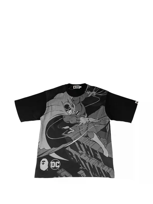 A BATHING APE X Dc Comics Batman-print T-shirt - Black