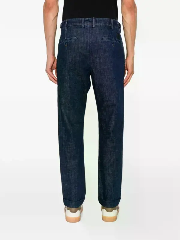 Jacob Cohen Pleated Straight-leg Jeans