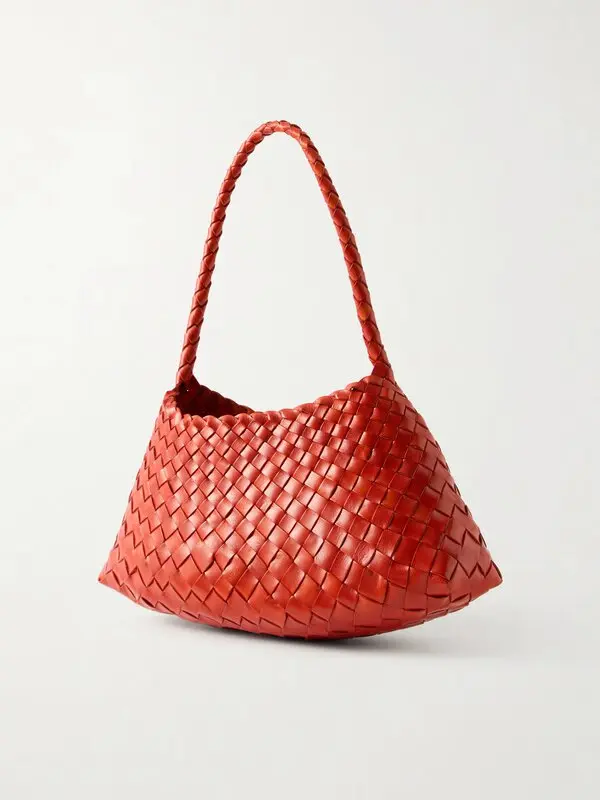 Dragon Diffusion Rosanna Mini Woven Leather Shoulder Bag