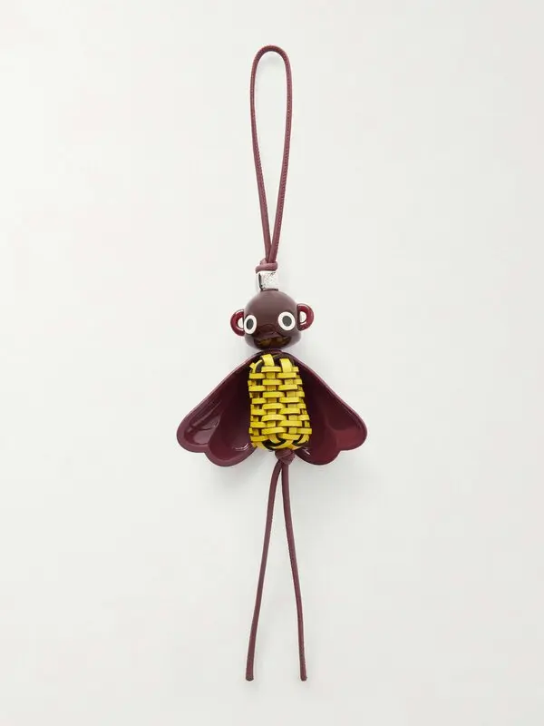 Loewe Bloombee Leather Bag Charm
