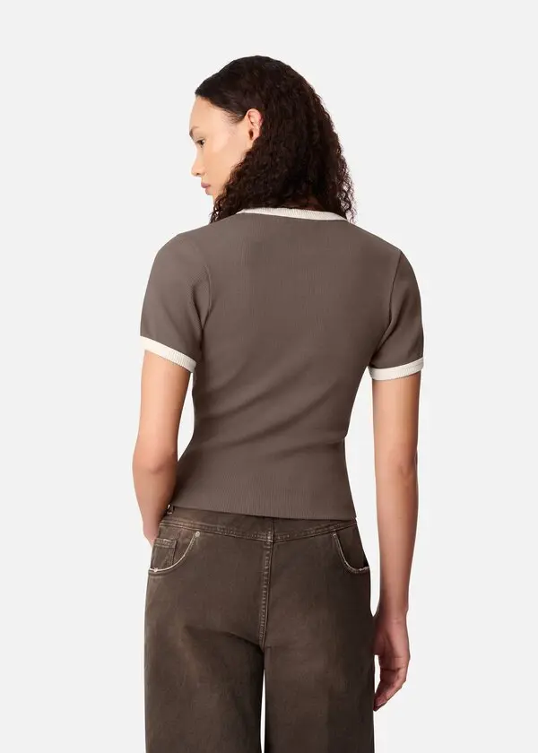 Axel Arigato Dahlia T-shirt - Coffee Brown