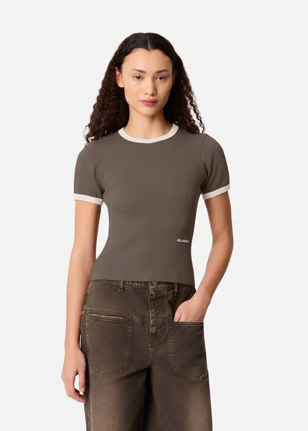 Axel Arigato Dahlia T-shirt - Coffee Brown