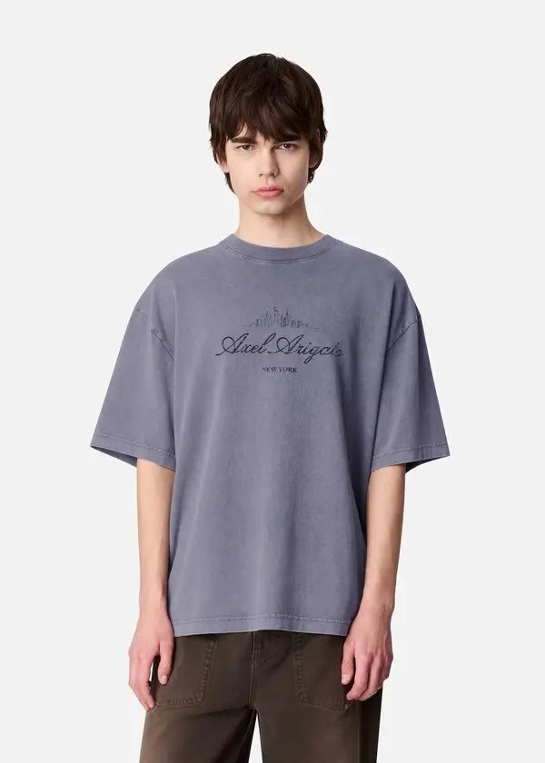 Axel Arigato Nyc Washed Sky T-shirt