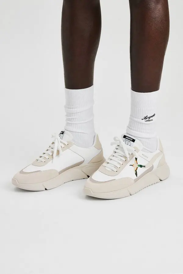 Axel Arigato Genesis B Bird Runner Sneakers - White,beige