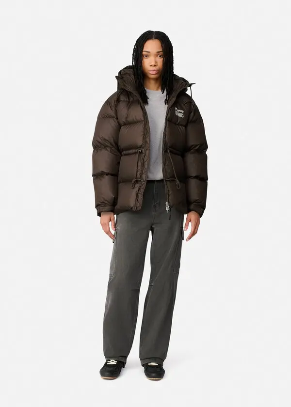 Axel Arigato Rhode Quilted Down Jacket - Dark Brown