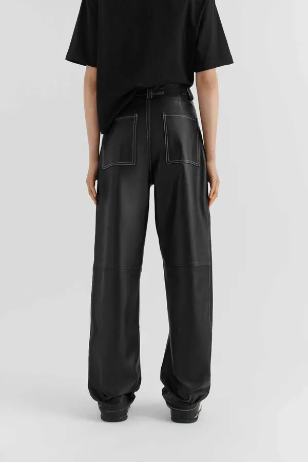 Axel Arigato Spencer Leather Trousers