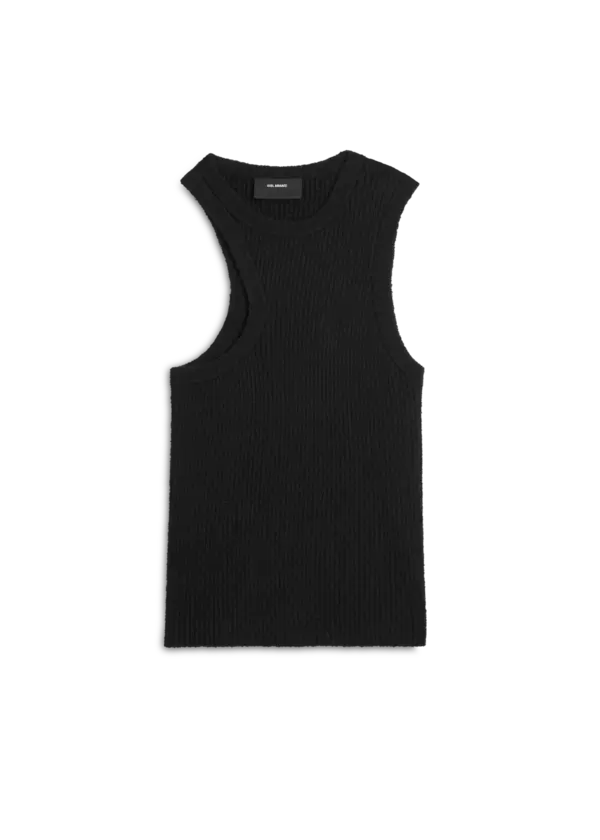 Axel Arigato Scoop Asymmetric Tank Top - Black