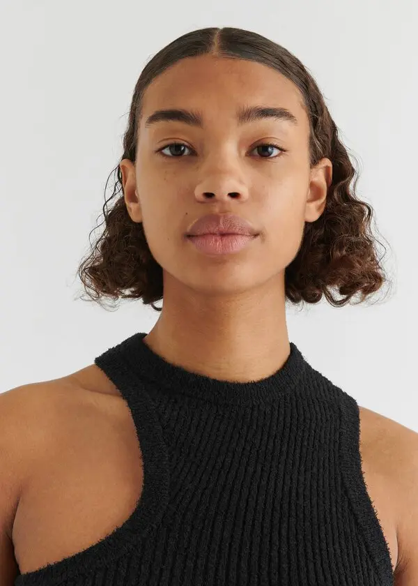 Axel Arigato Scoop Asymmetric Tank Top - Black
