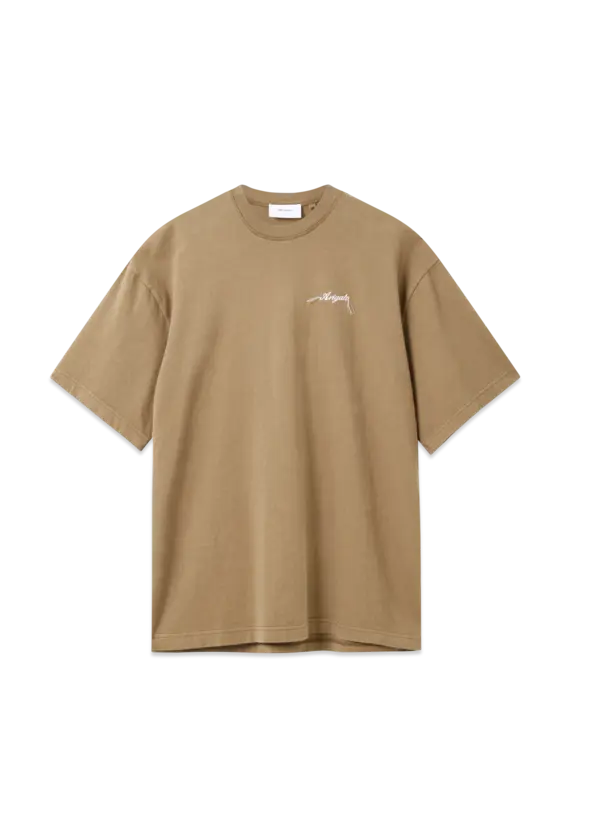 Axel Arigato Honor Washed T-shirt - Cedar Brown