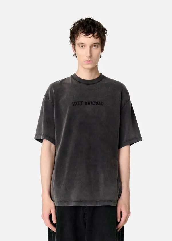 Axel Arigato Distort Washed T-shirt - Black