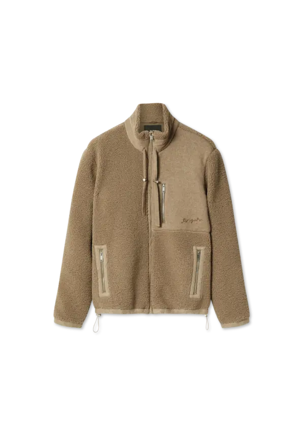 Axel Arigato Alpine Fleece Jacket - Stone Brown