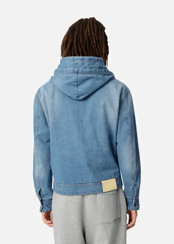 Axel Arigato Reed Denim Jacket With Hood