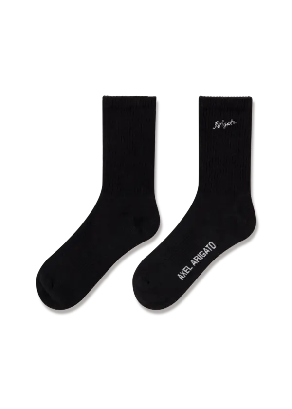 Axel Arigato Scribble Tube Socks - Black