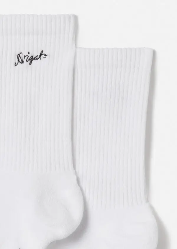Axel Arigato Scribble Tube Socks - White