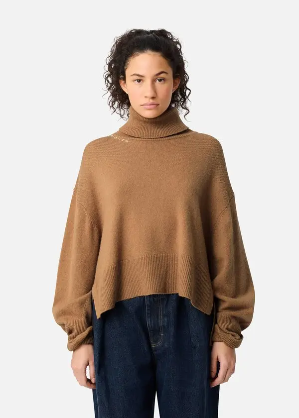 Axel Arigato Maeve Wool-blend Sweater With Embroidered Detail