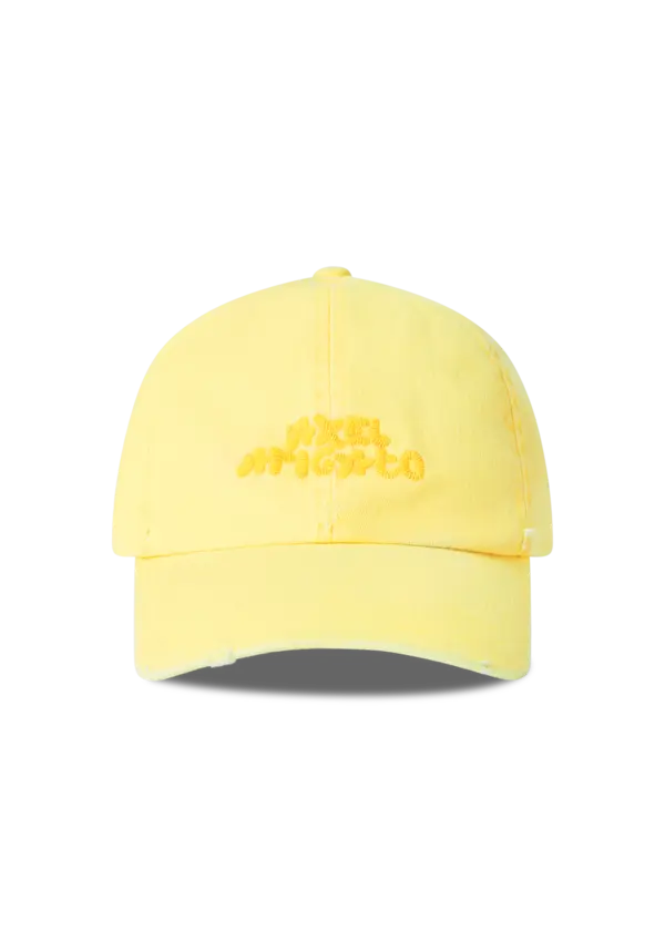 Axel Arigato Floral Washed Cap - Yellow