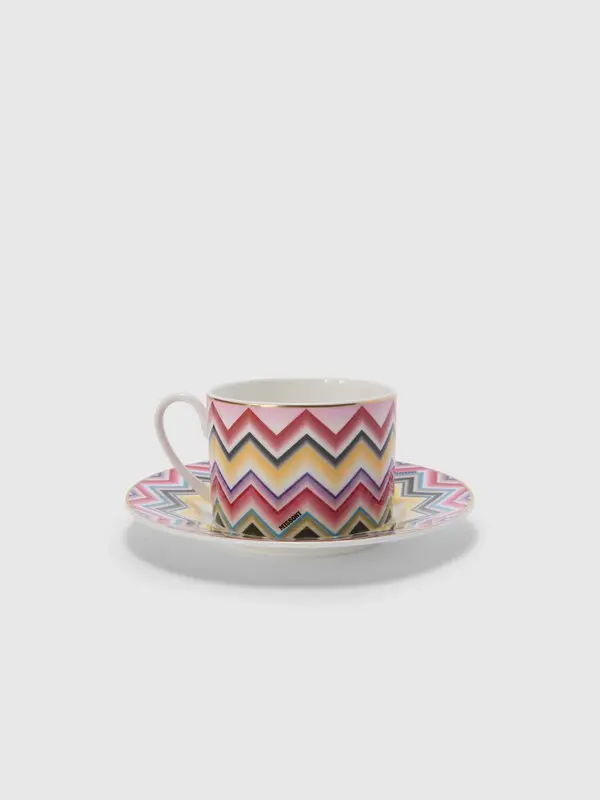 Missoni Marrakech Set Of 2 Tea Cups & Saucers