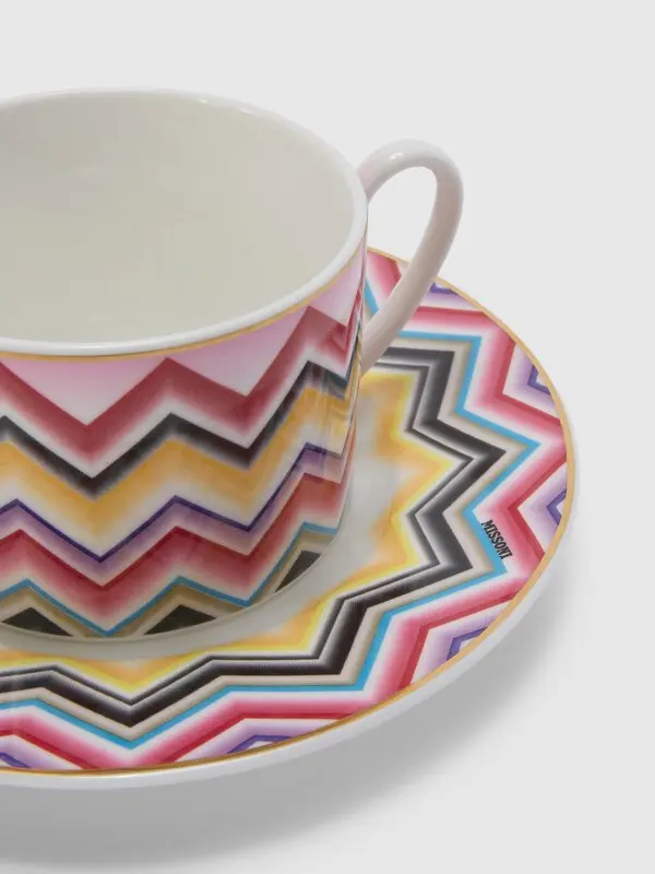 Missoni Marrakech Set Of 2 Tea Cups & Saucers