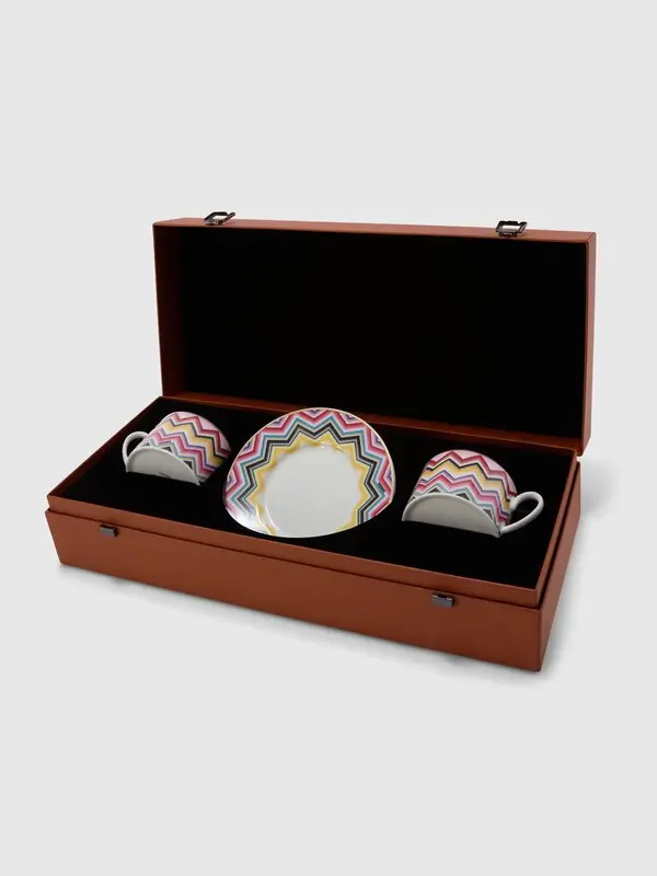 Missoni Marrakech Set Of 2 Tea Cups & Saucers