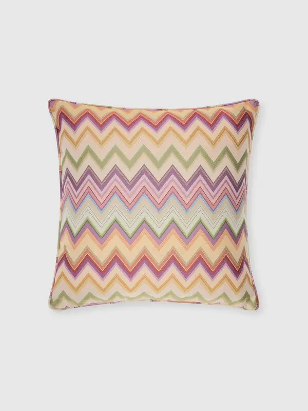 Missoni Blend Cushion 60x60 Cm - Orange Multicoloured