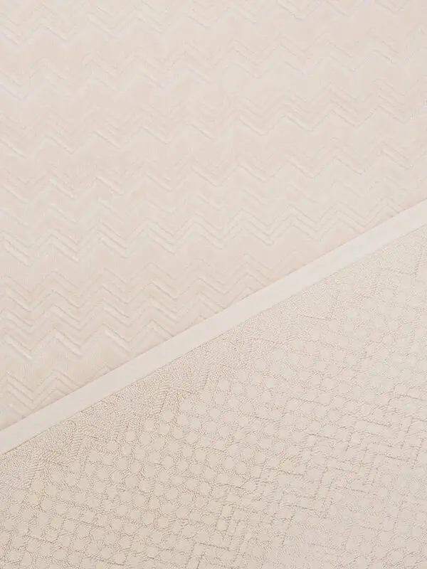 Missoni Chalk 60x90 Cm Cotton Zigzag Bath Mat