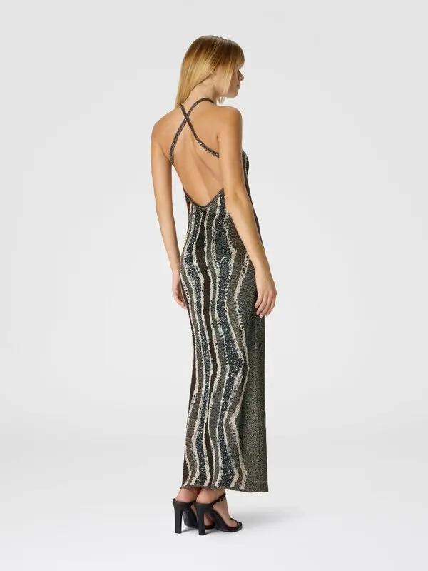 Missoni Long Dress With Wave Pattern