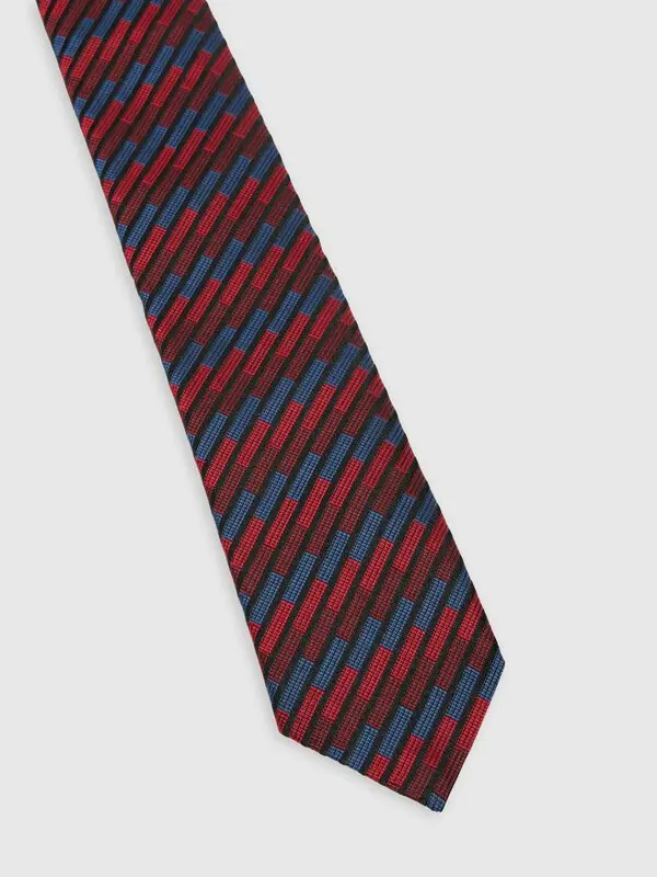Missoni Silk Oblique Striped Neck Tie - Multicoloured