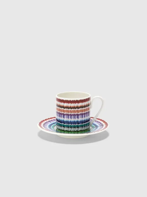 Missoni Waves Set Of 6 Coffee Cups & Saucers
