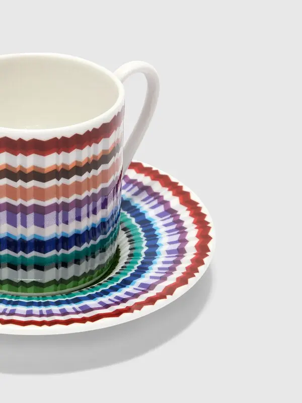 Missoni Waves Set Of 6 Coffee Cups & Saucers
