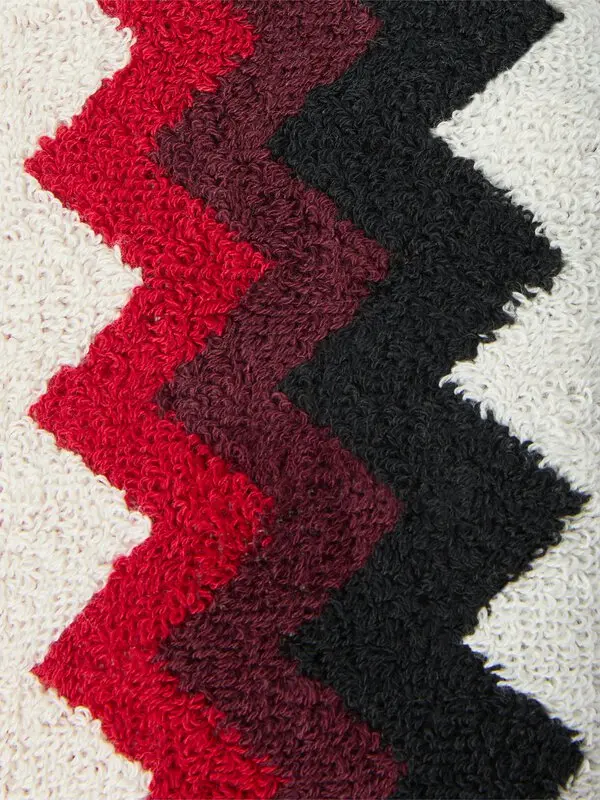 Missoni Best Cotton Terry Slippers Zig Zag - Red,multicoloured
